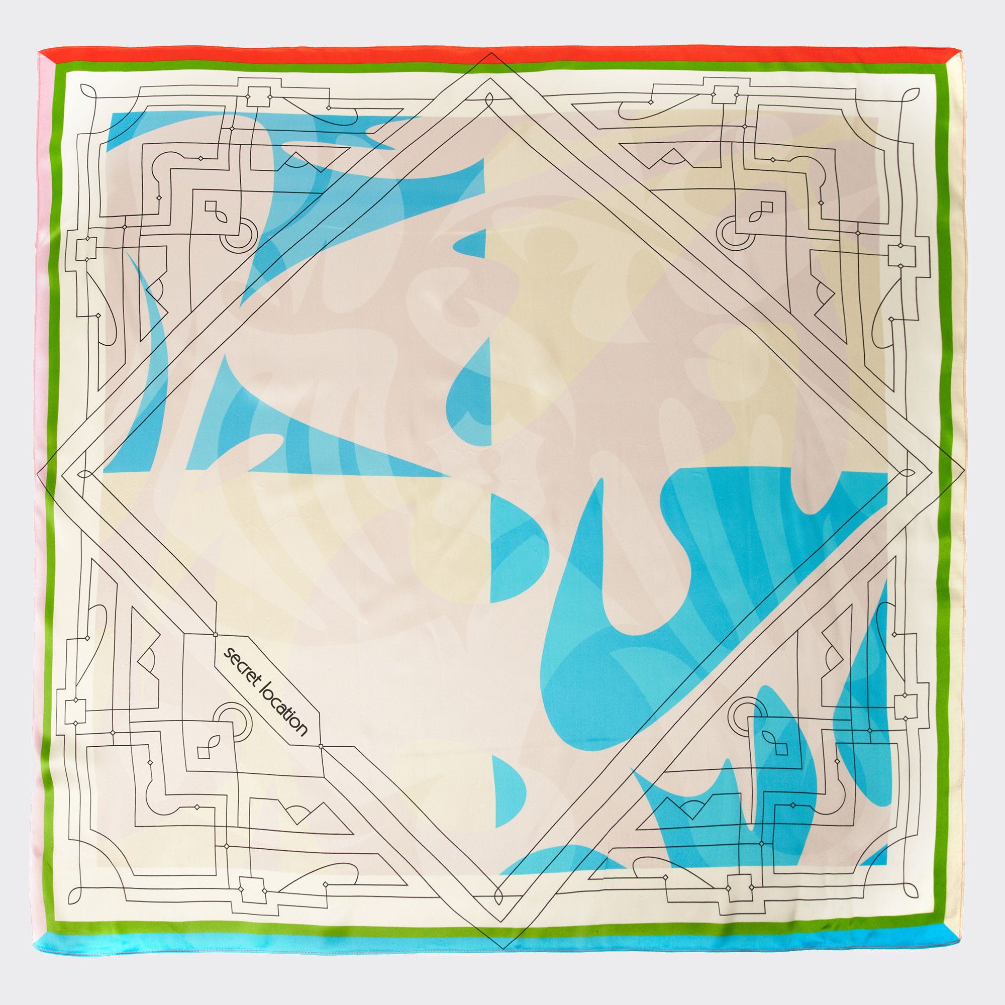 THE ESSERY, printed silk - Secret Location